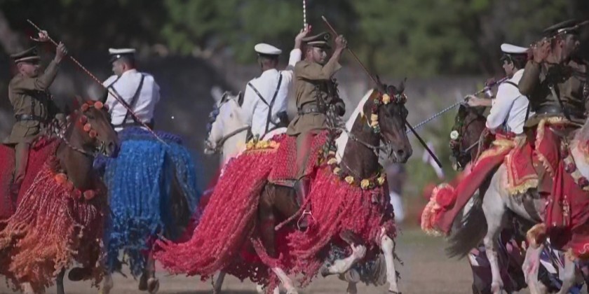 Horse riders attend traditional Cavalhada festival in Brazil | Myanmar International TV